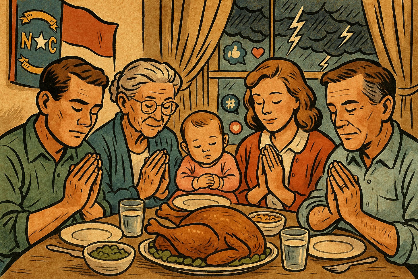 A full dinner table is the cure for angry politics