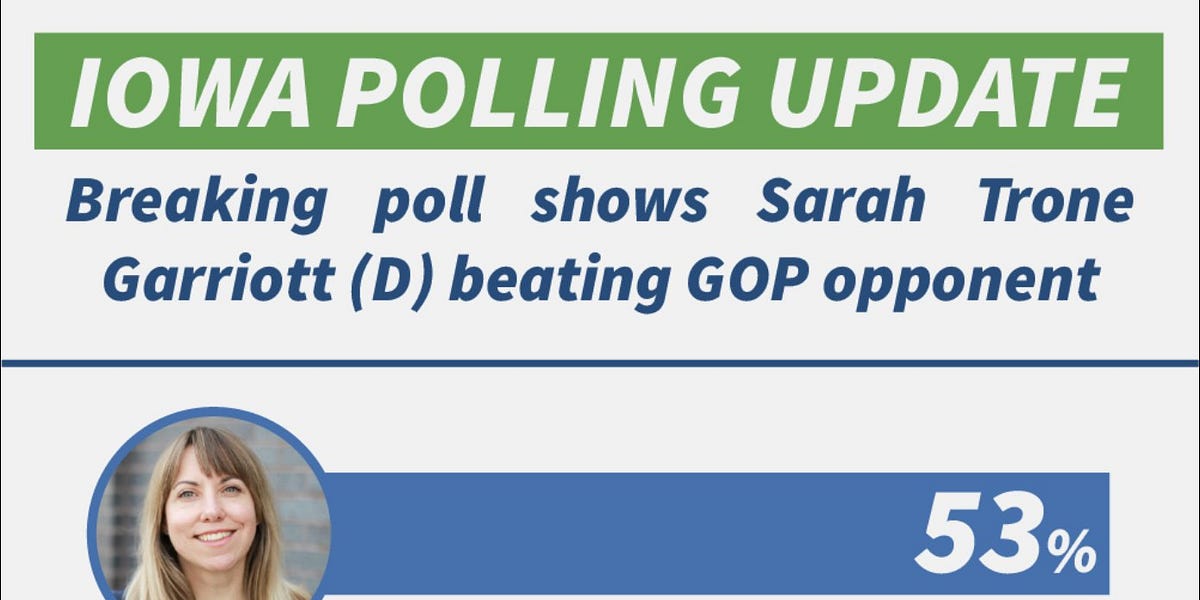 Sarah Trone Garriott Is Built to Win IA-03