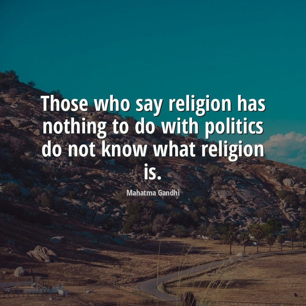 The Intertwined Nature of Politics and Religion