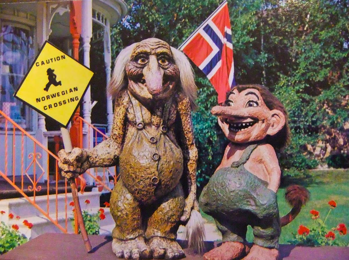 There be trolls in these parts. - by Charlie Hintz