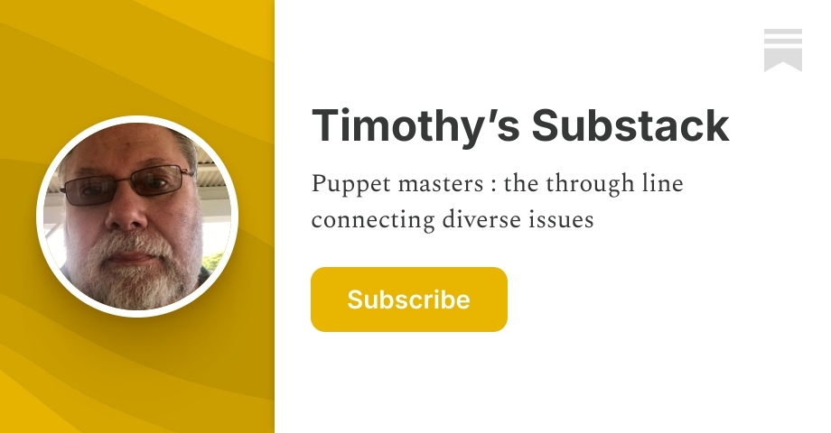 Timothy’s Substack | Substack
