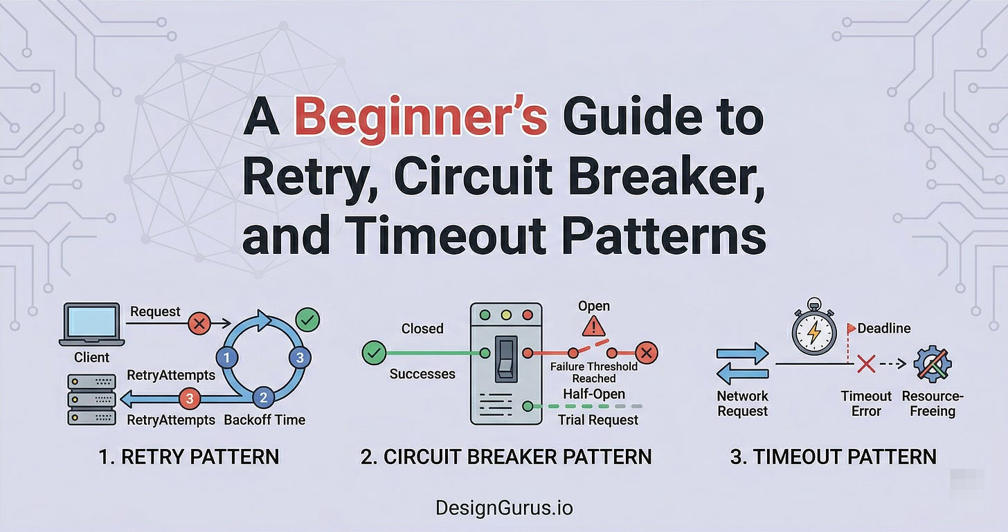 A Beginner’s Guide to Retry, Circuit Breaker, and Timeout Patterns