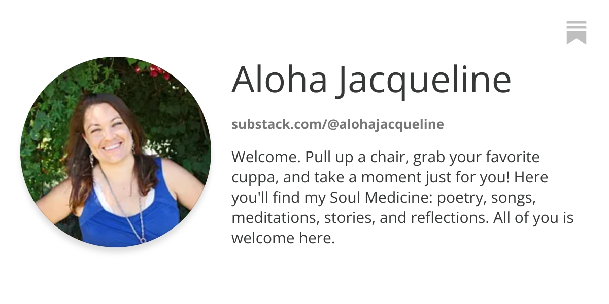 Aloha Jacqueline | Substack