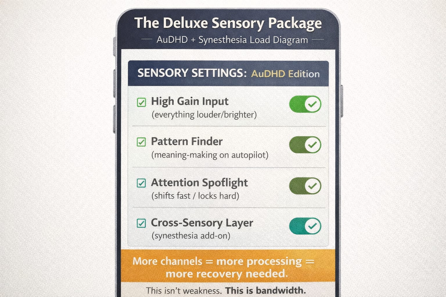 Your Brain Has a Secret Playlist of Colors: AuDHD + Synesthesia Isn’t a ...