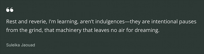 Romane Recalde (@romanerecalde): "“The machinery that leaves no air for ...