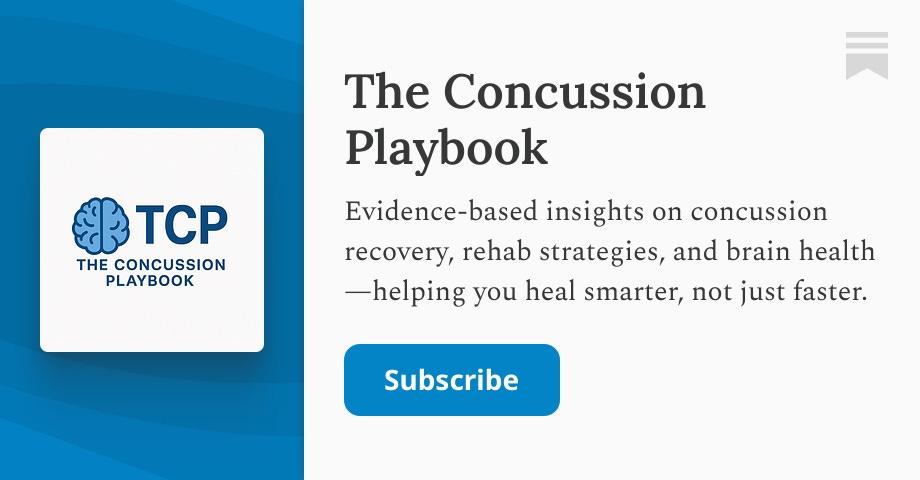 The Concussion Playbook | Substack
