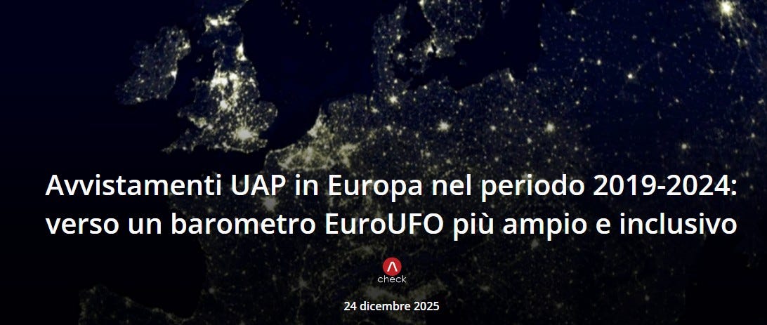 REPORT EUROPEO SUGLI UAP 2019-2024 - QuiBaseTerra