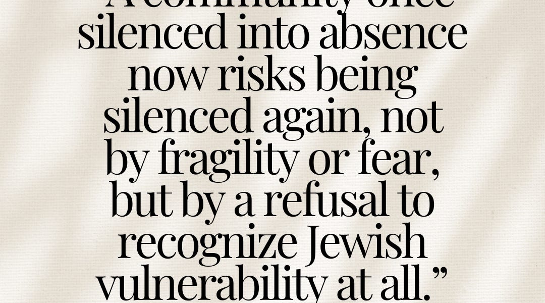 From Witness to Wreckage | Jews as "problem," not partner