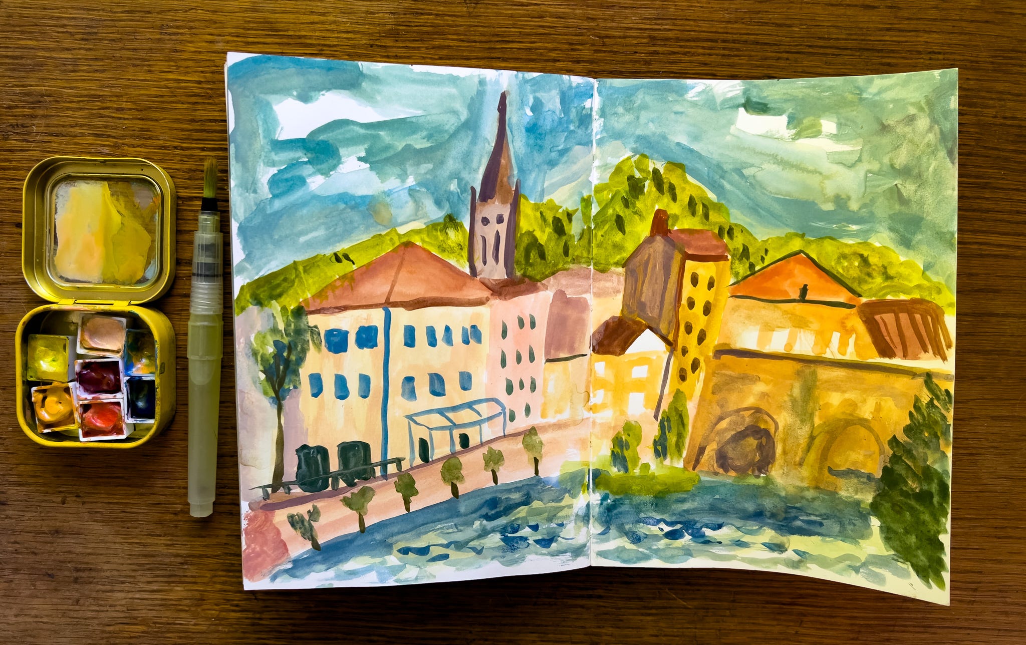Let's draw in France! - by Beth Spencer