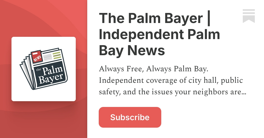 The Palm Bayer | Independent Palm Bay News | Thomas Gaume | Substack