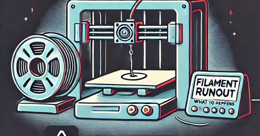 What Happens When You Run Out of Filament Mid-Print?