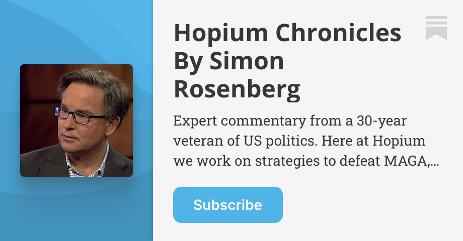 About - Hopium Chronicles By Simon Rosenberg