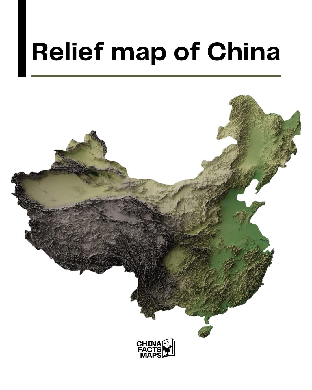 Relief Map of China: Understanding China’s Mountains, Plateaus, and Plains