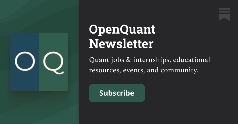 OpenQuant Newsletter | Substack