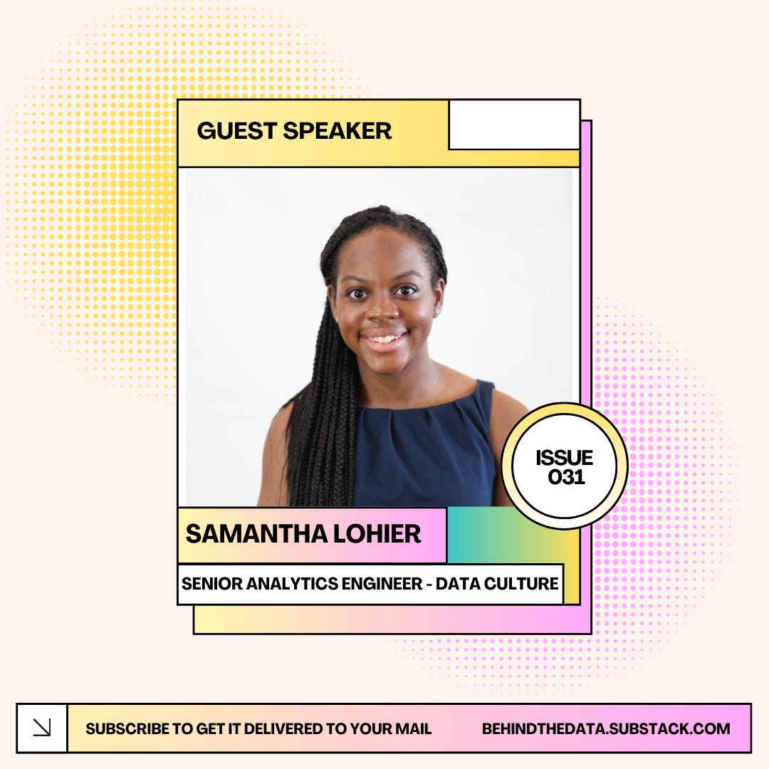 A Moment With Samantha Lohier