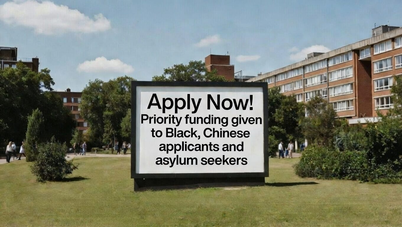 UK University student funding prioritises BAME & Chinese students and ...