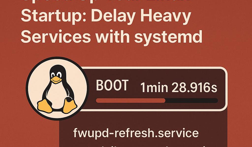 Speed Up Your Linux Startup: Delay Heavy Services with systemd