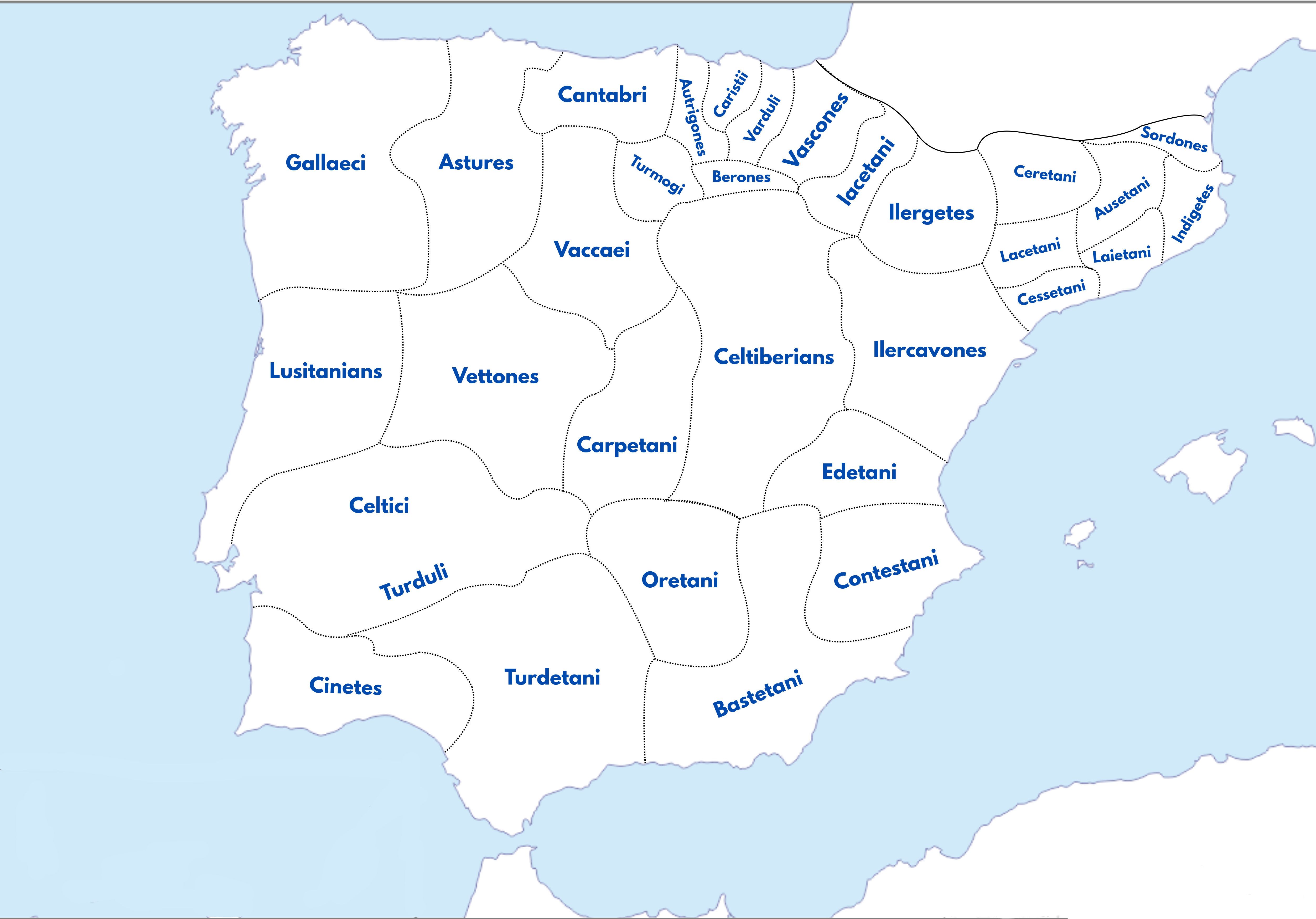 Ancient Spain (Full Map): Who Lived Here Before Rome