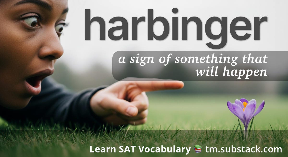 harbinger synonym