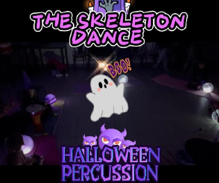 The Skeleton Dance Percussion 💀🎶 - Musica Malala Italia