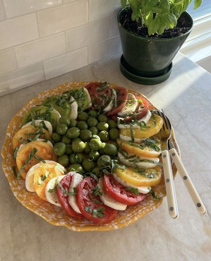 the most aesthetic summer party food platings ever