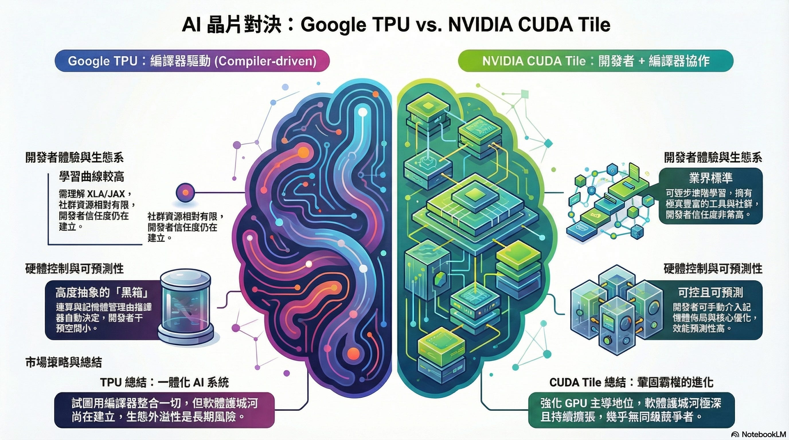 NVIDIA CUDA Tile vs. Google TPU ，傻傻分不清？ - by BASM - 看圖說故事