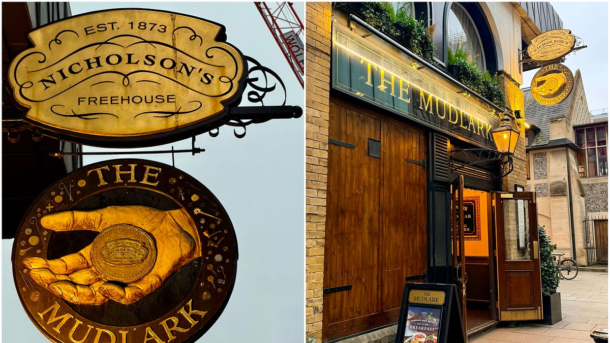 The Mudlark Pub + Digging Up the Past - by Adrian Brune