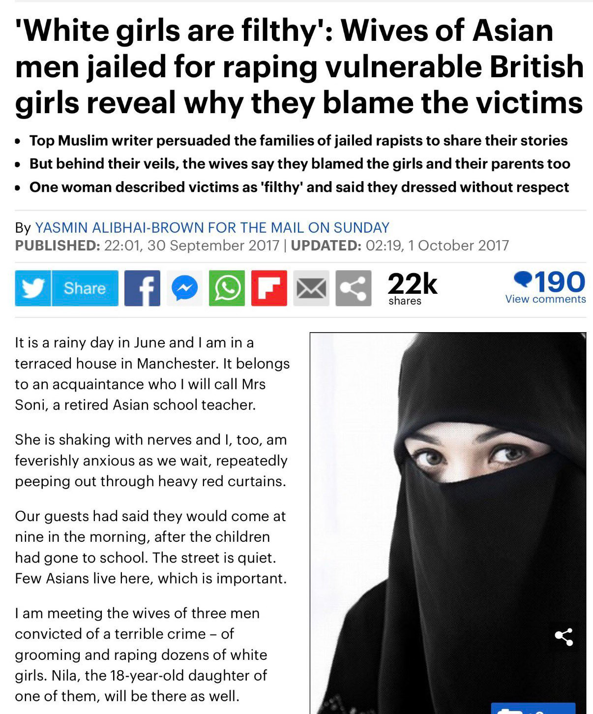 250,000 Young Girls Raped in UK by Muslim Pakistani Gangs