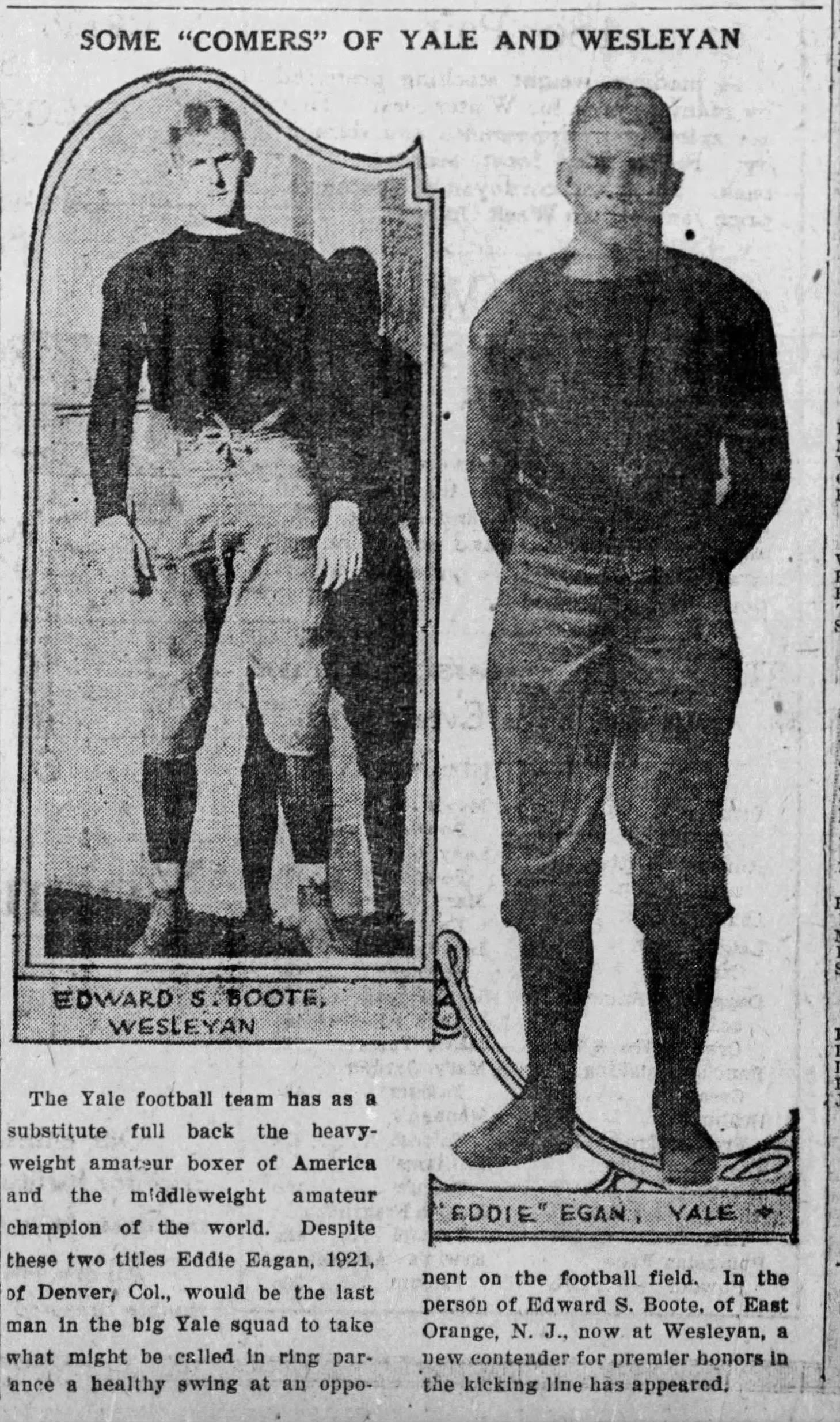 Eddie Eagan: College Football Player, and Summer and Winter Olympian