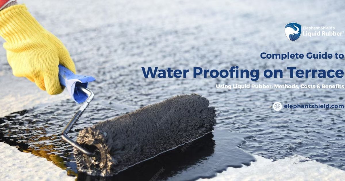 Complete Guide to Water Proofing on Terrace Using Liquid Rubber ...