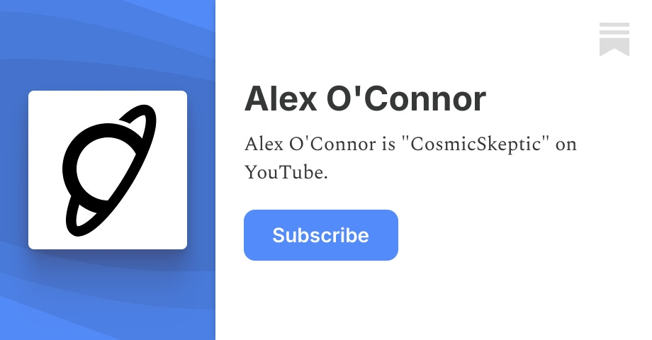 Alex O'Connor | Substack