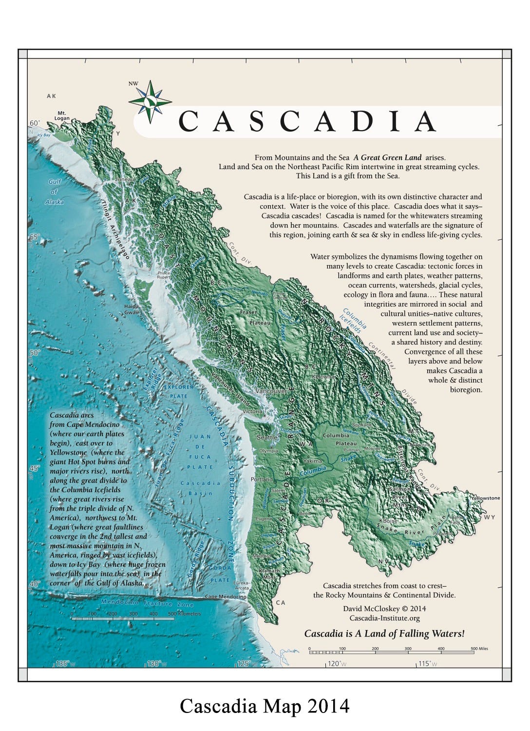 The AGS Globe: Cascadia, the Land of Falling Waters