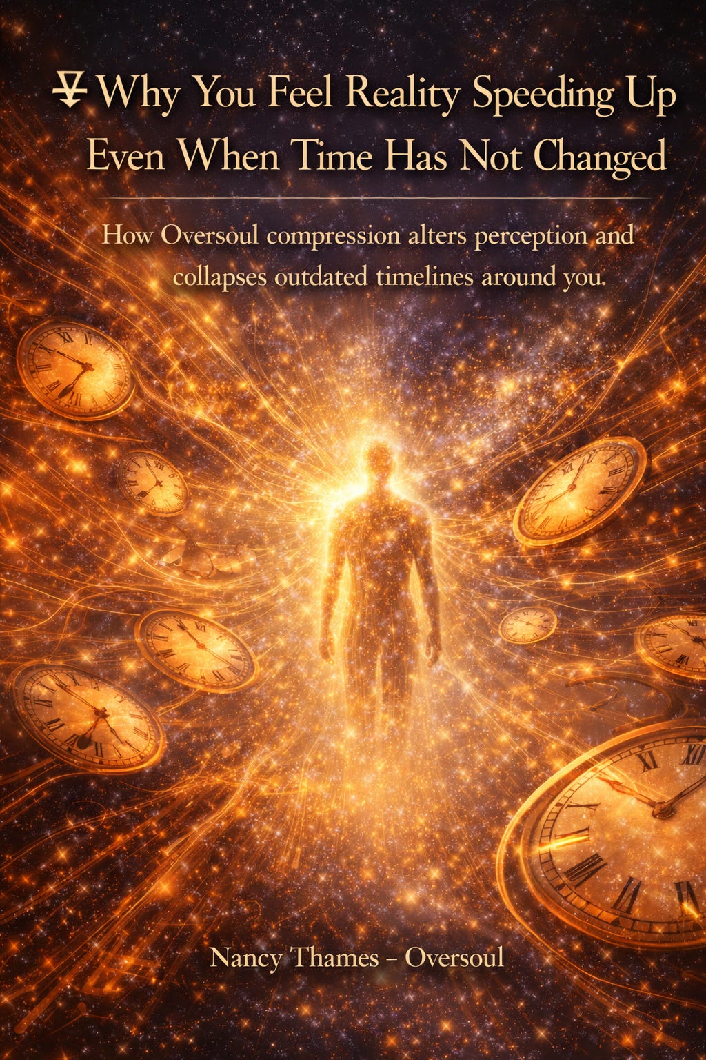 Why You Feel Reality Speeding Up Even When Time Has Not Changed