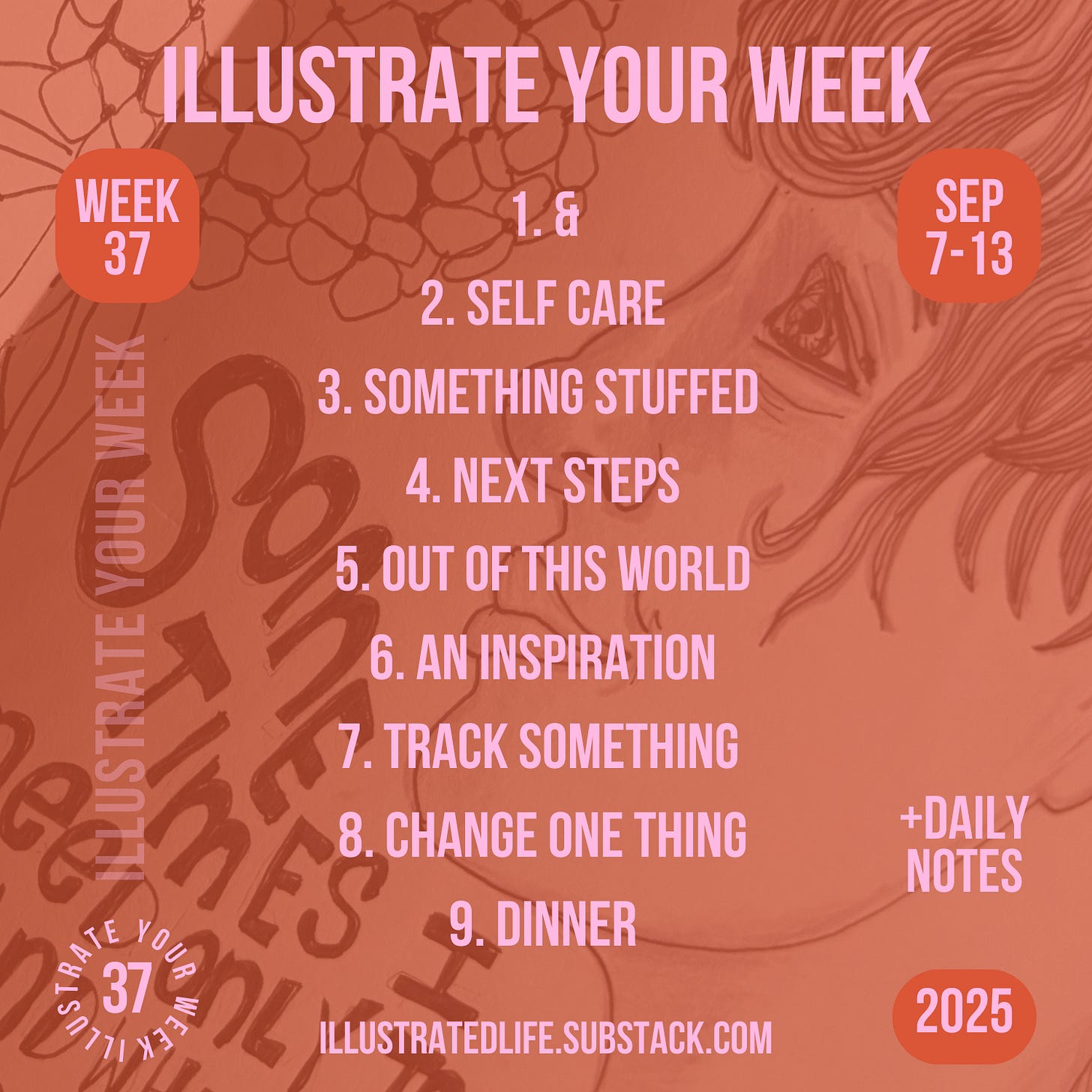 Week 37 Journal Prompts for Illustrate Your Week 2025
