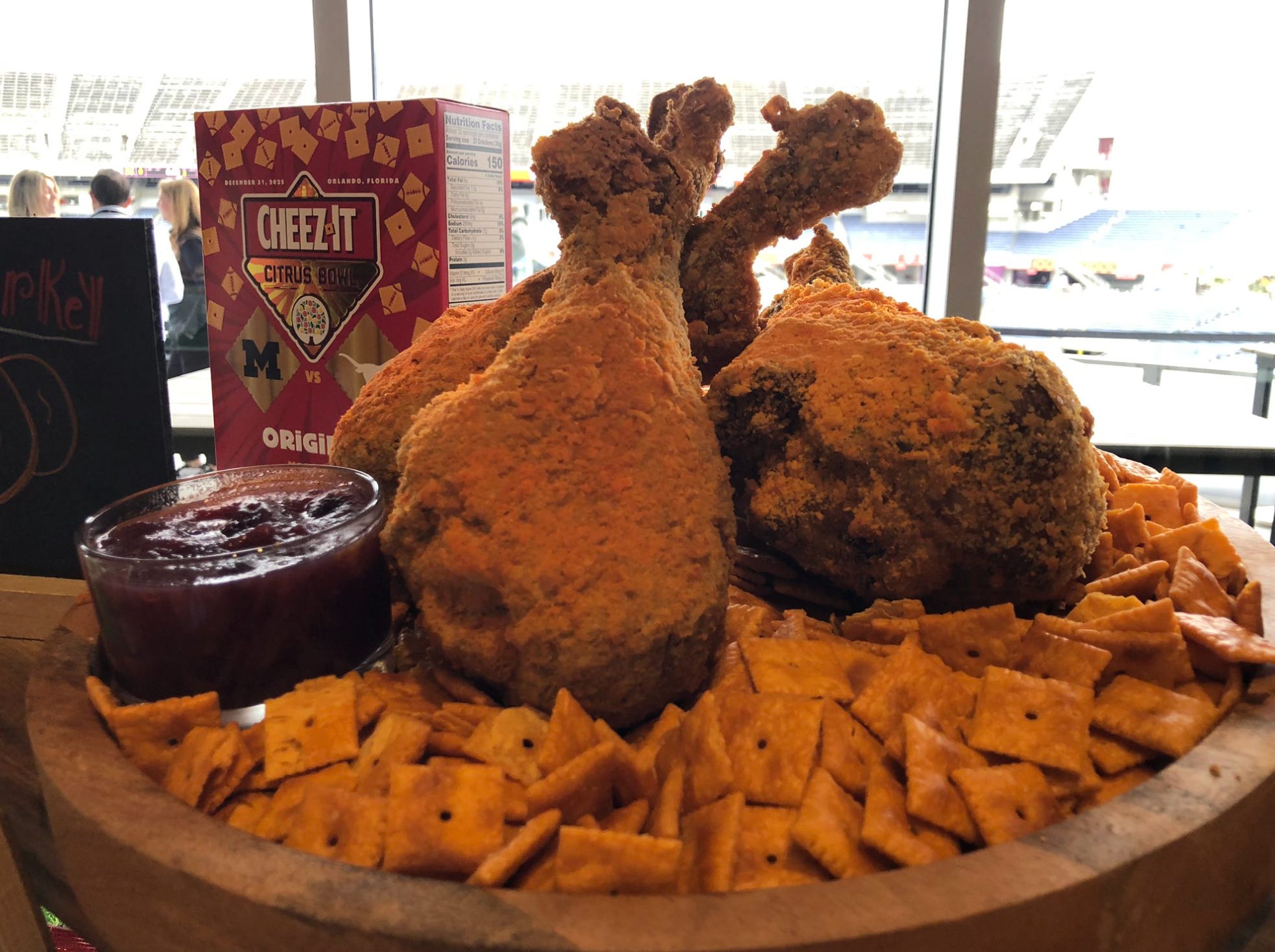 Biscuit Friday: Random pizza and the Cheez-It Turkey Leg