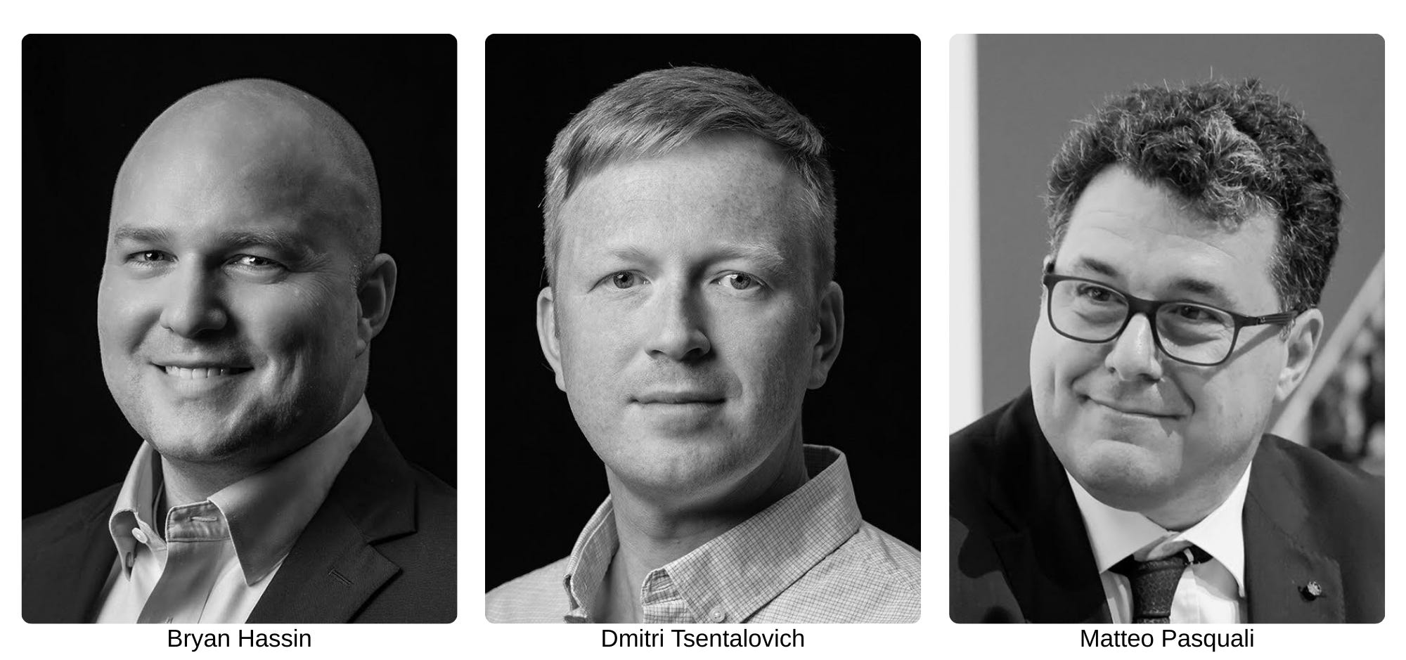 Meet Bryan Hassin, Dmitri Tsentalovich, and Matteo Pasquali, founders ...