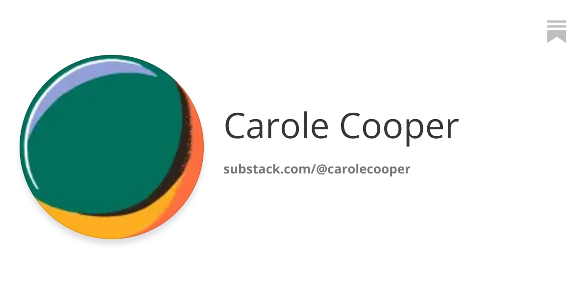 Carole Cooper | Substack