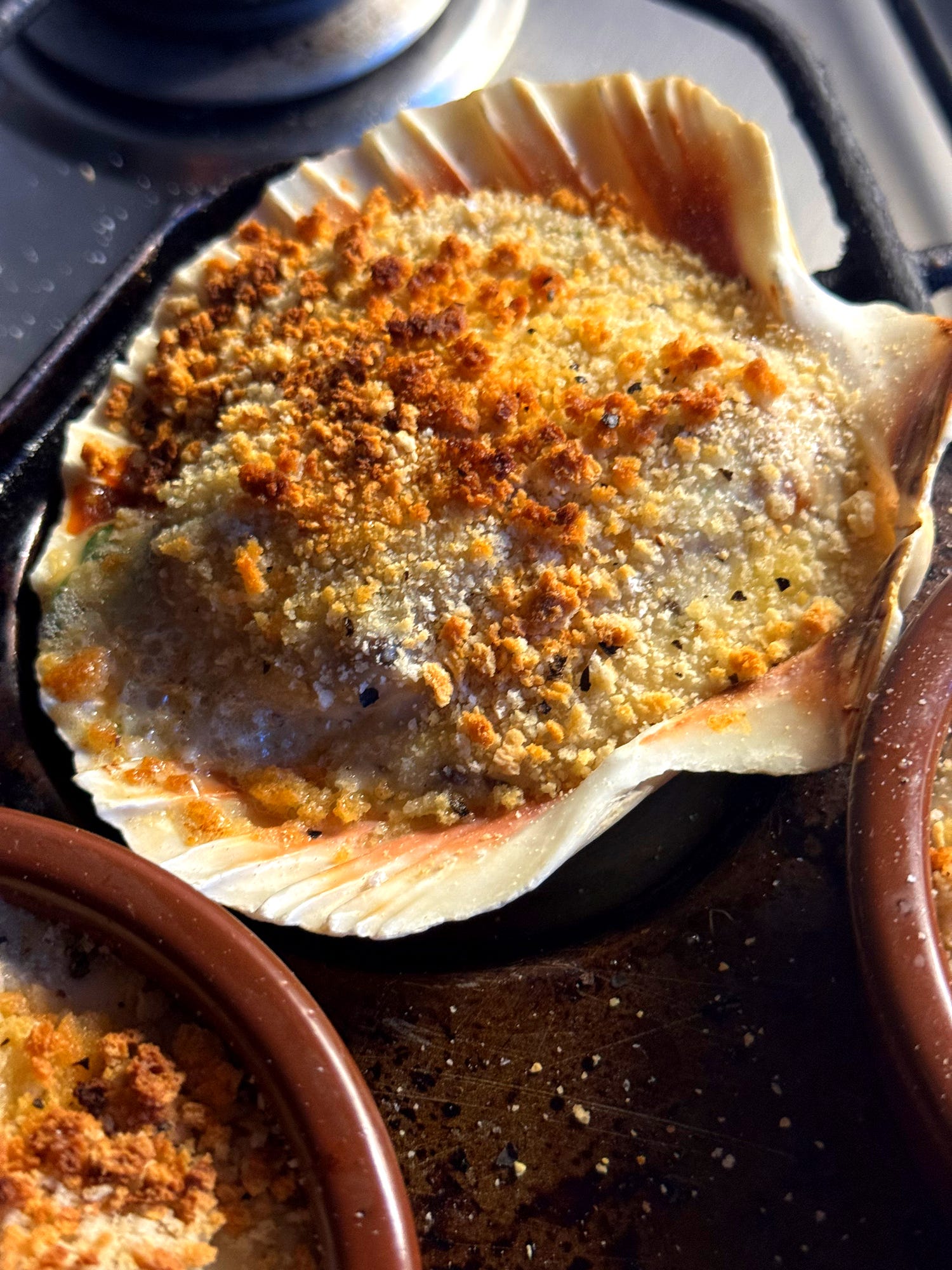 French Scallops with Normande Sauce (Coquilles Saint Jacques à la Normande)