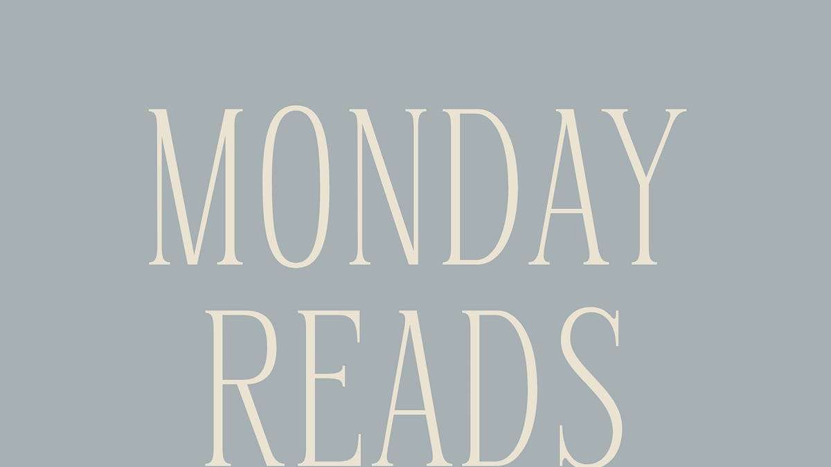 Monday Reads - by Tamar Eisen and Jill Filipovic