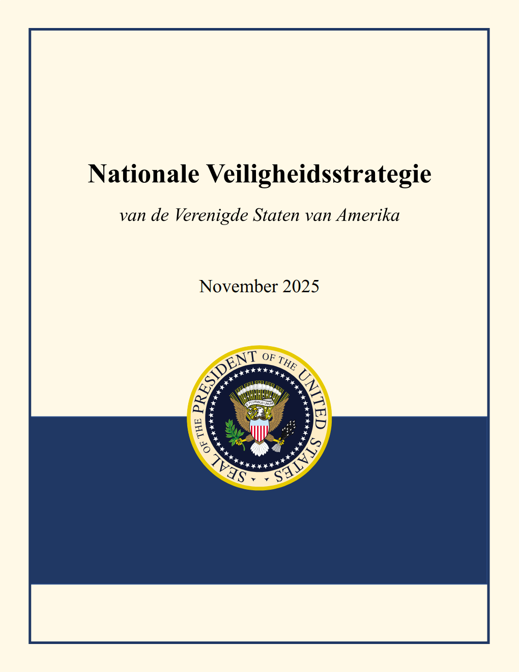 Nationale Veiligheidsstrategie van de Verenigde Staten van Amerika