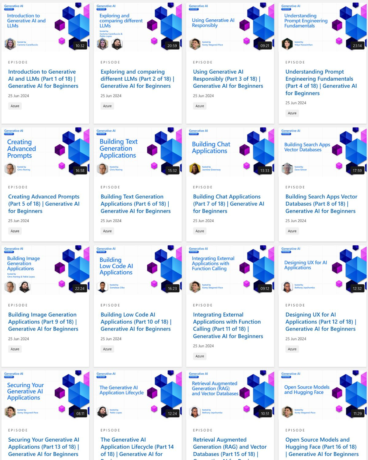 Charlie Hills (@charliehills): "Microsoft dropped 18 free AI courses (links below). 4+ hours and ...
