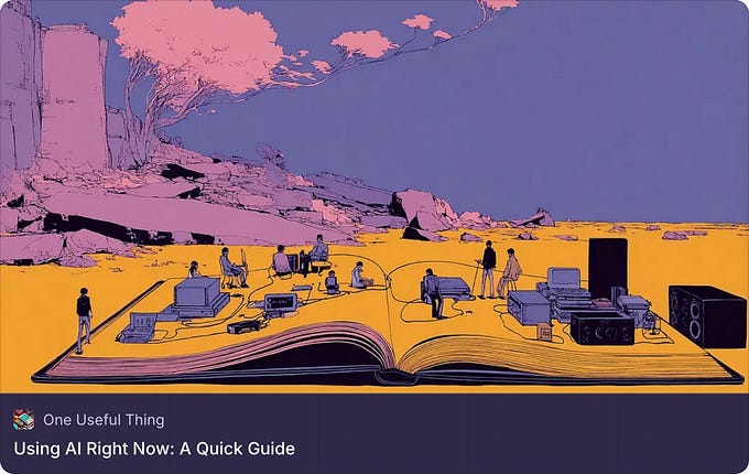 Ethan Mollick (@oneusefulthing): "The two most common questions I get ...