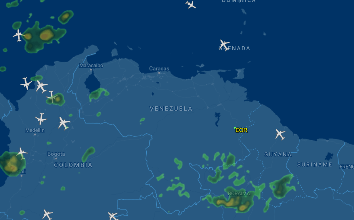 Venezuela's Skies are Empty - by Larry Walsh