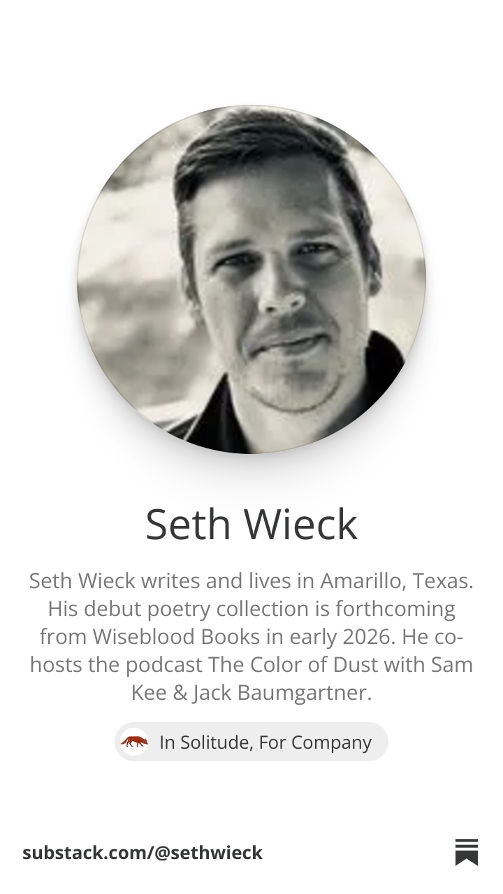 Seth Wieck | Substack
