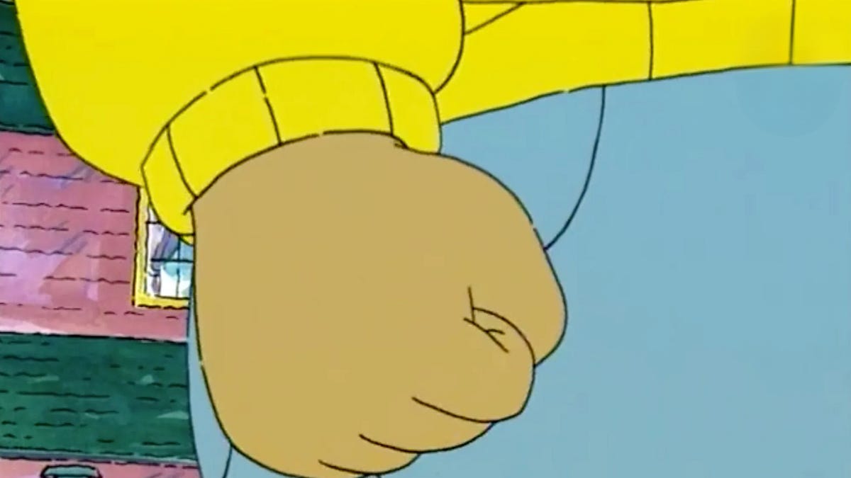 Why Arthur finally posted the fist meme - by Rachel Karten