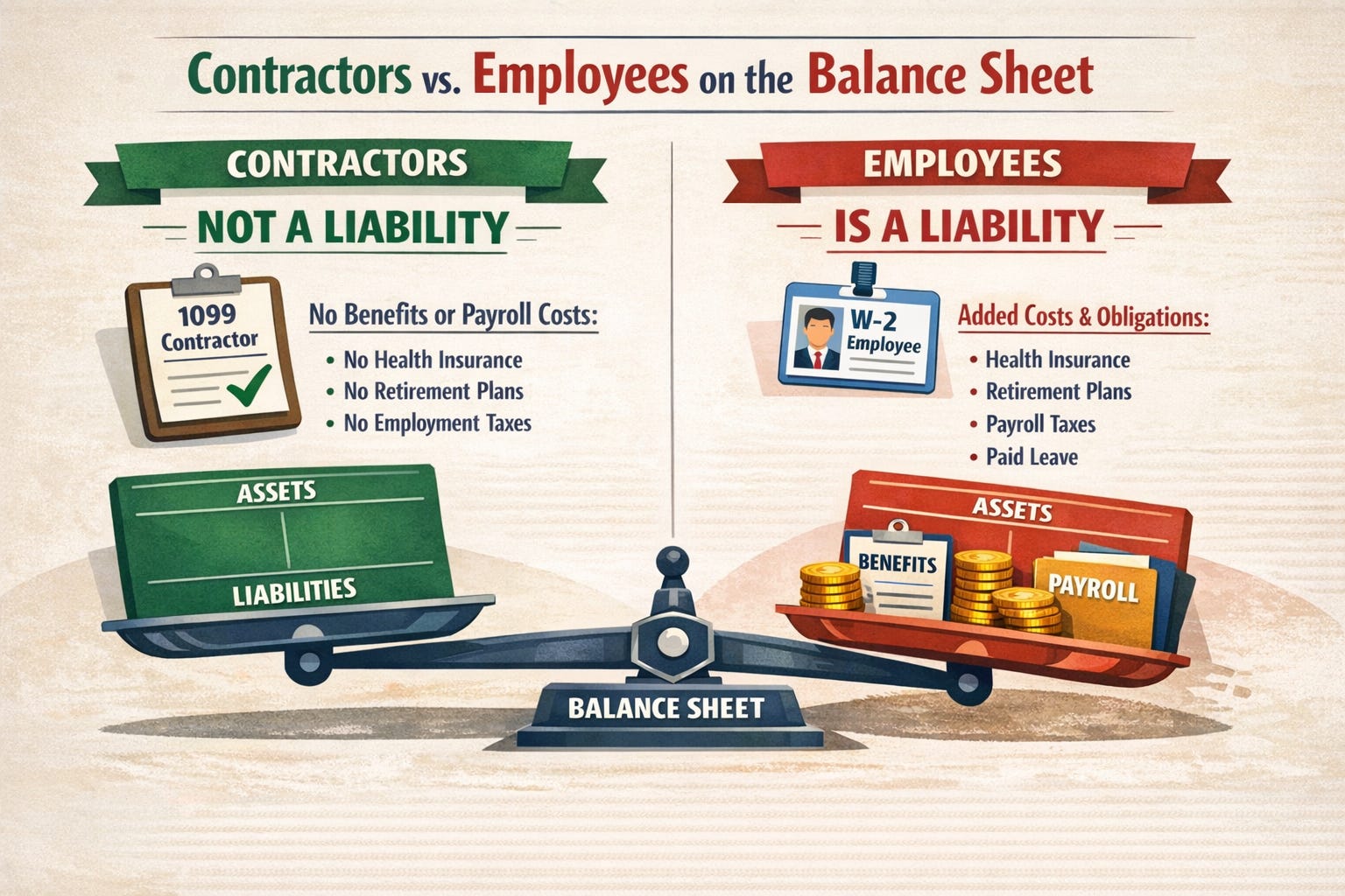 Why Are Companies Replacing Employees With Contractors?