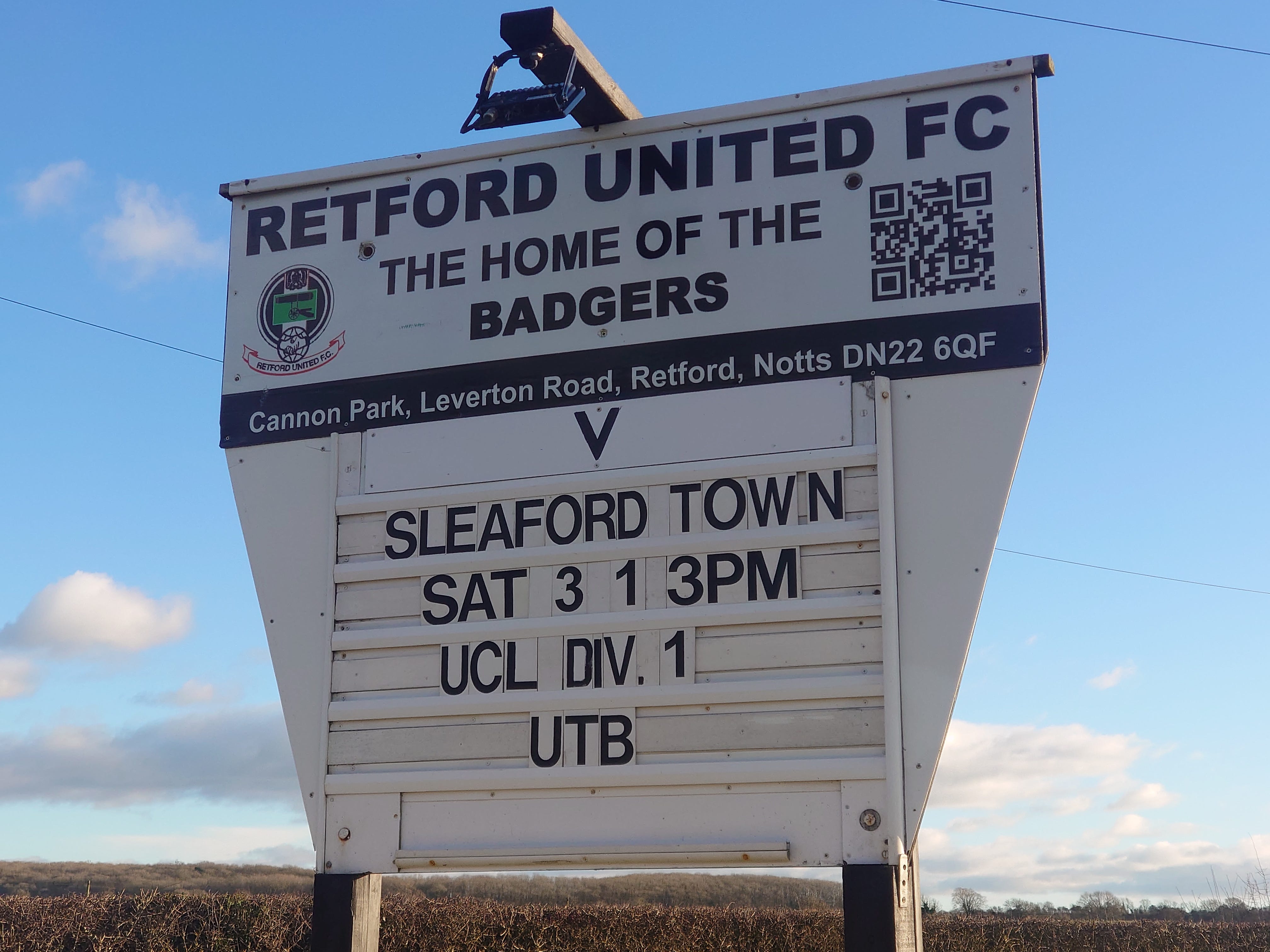 Retford United 4 v Sleaford Town 2 - by Rob THE66POW