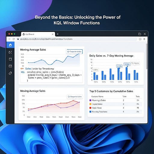 Beyond the Basics: Unlocking the Power of KQL Window Functions