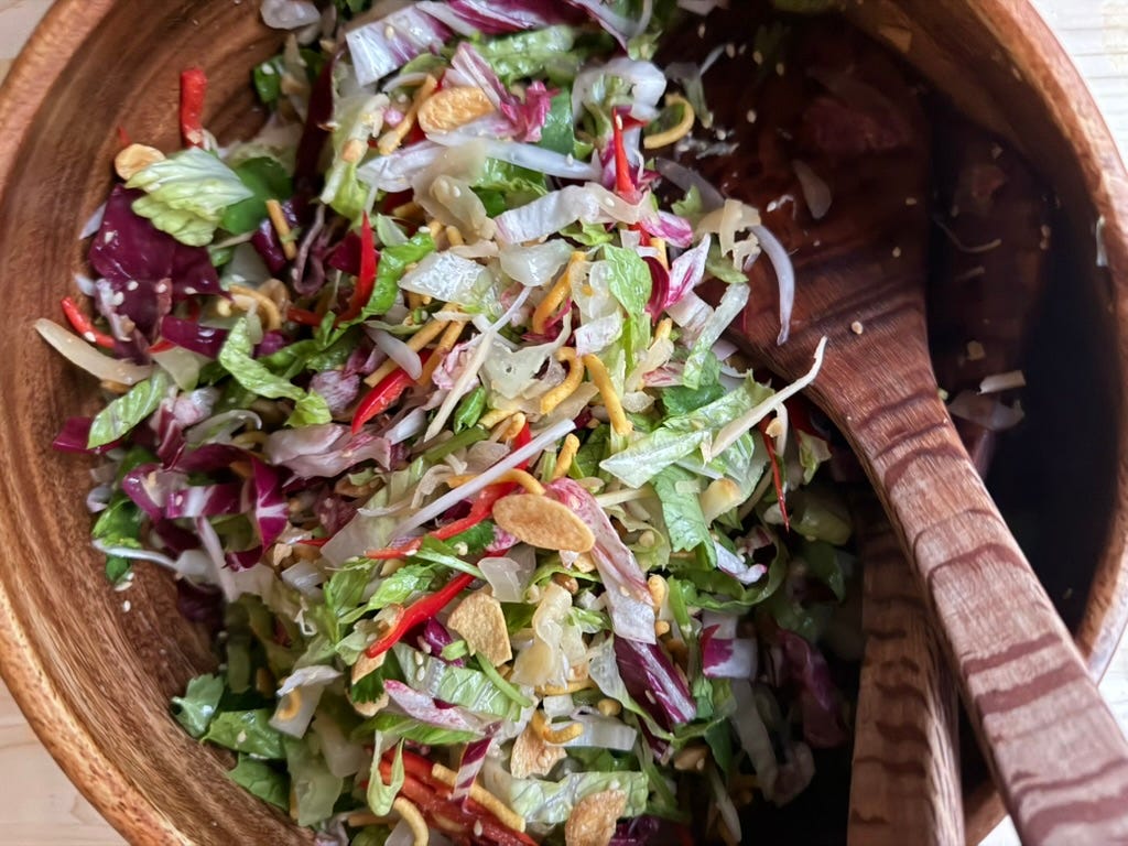 A Simple Burmese Ginger Salad to to Asianize your Thanksgiving table