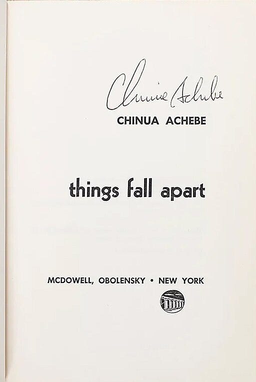 Things Fall Apart by Chinua Achebe: A Powerful Exploration of Culture ...
